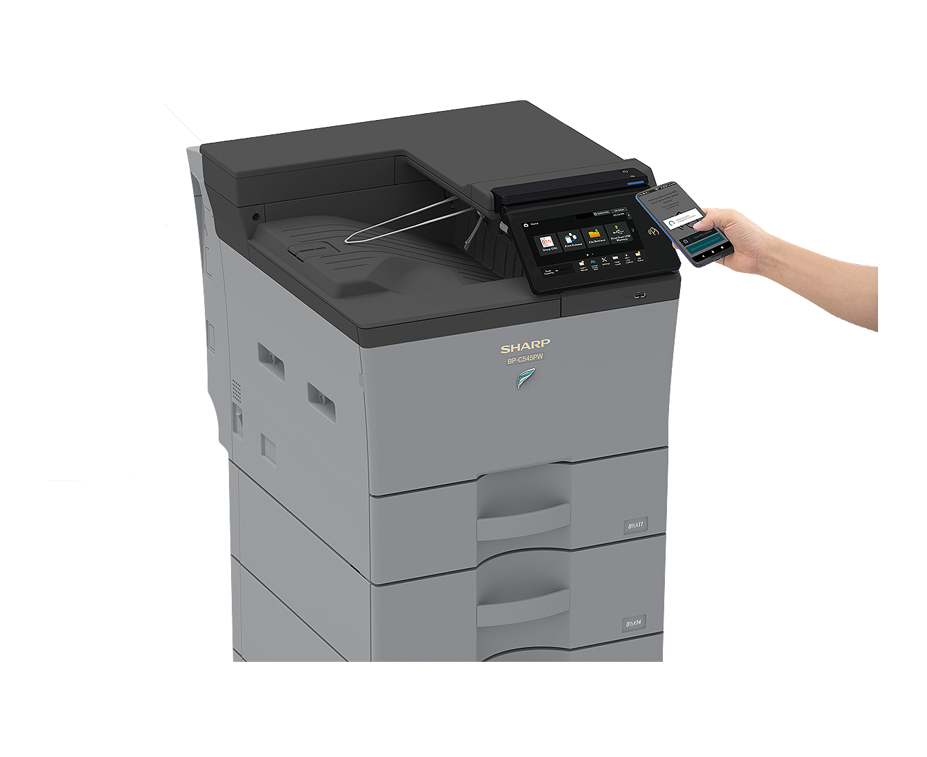 Sharp BPC545PW – 45ppm Colour Copier and Printer for Office Use